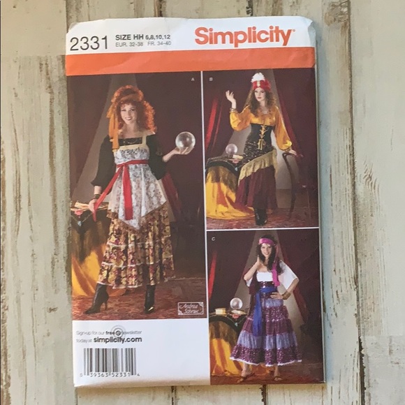 Simplicity | Other | Simplicity Adult Halloween Costumes | Poshmark
